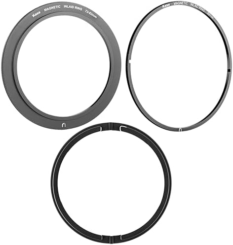 Amazon.com : Kase Revolution 3 Piece Kit: 72mm Inlaid Adapter + 72mm to ...