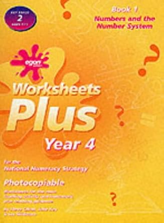 Numbers and the Number System (Bk.1) (Worksheets plus): Amazon.co.uk ...