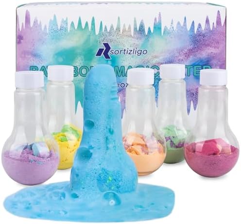 Amazon.com: CLOUQUAR Kids Bath Bomb Potions, 6 Pack Non-Toxic Fizzy ...