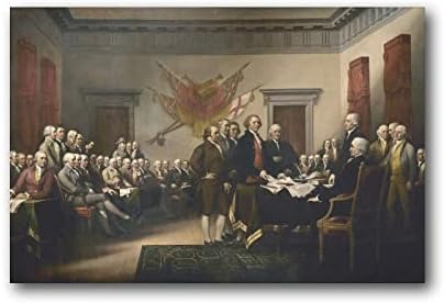 Thomas Jefferson Signing The Declaration Of Independence