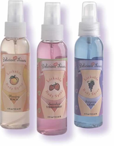 Amazon.com : Delicious Kisses Body Spray Peach 4 Fl oz : Bath And ...