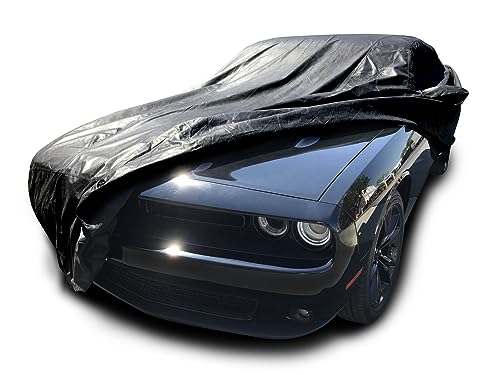Snapklik.com : Custom Fit 2008-2019 Dodge Challenger Car Cover Black Covers