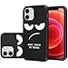 Amazon.com: LEEGU for iPhone 12 Mini / 13 Mini Case, Cute [Don't Touch My Phone] Shockproof Dual ...