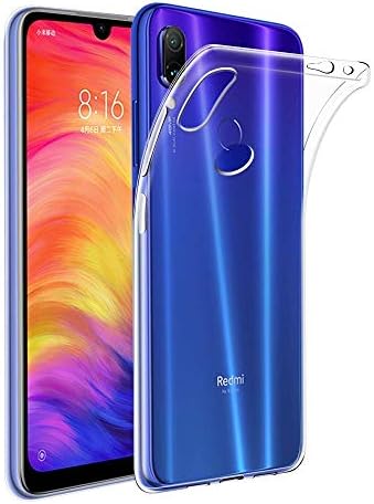 Back Cover for Redmi Note 7/ 7 Pro/7s (Silicone|Transparent) : Amazon ...