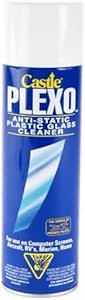 Castle C2010 Plexo Anti-Static Plastic Glass Cleaner, 20 oz, 6-Pack ...