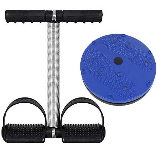 Double Spring Tummy Trimmer for Men & Women with Skipping Rope Combo ...