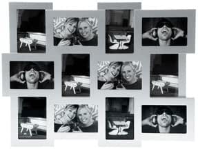 Silver Collage Picture Frame – 12 in 1 : Amazon.co.uk: Home & Kitchen