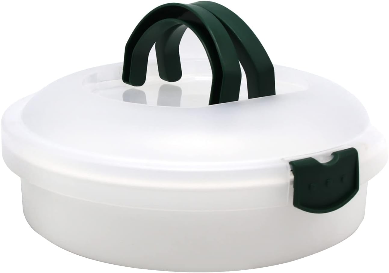 Amazon.com: ATRDTO 10 Inch Portable Pie Carrier with Lid and Tray 3-In ...