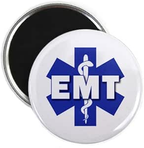 Amazon.com: Creative Clam Blue Emt Symbol Heroes 2.25 Inch Fridge ...