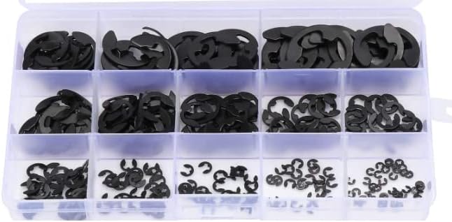 420 Pcs E-Clips, Circlips, External Retaining Ring E-Clips, Snap ...