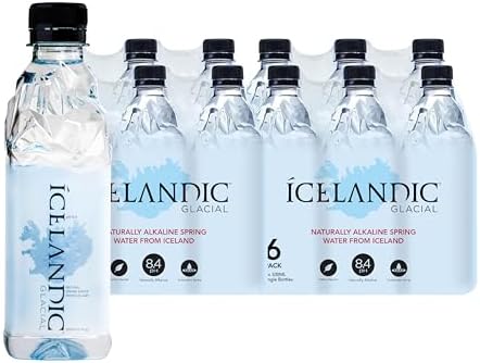 Amazon.com: Icelandic Glacial Natural Spring Water, Unflavored, 330 ml ...