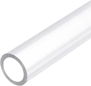 Amazon.com: YELARXI Clear PVC Pipe, High Impact Rigid Tube Round Pipe ...