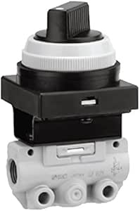 Amazon.com: SMC VM130-01-34BA BLACK PUSH BUTTON, MECHANICAL VALVE, RC 1/8 PORT SIZE, SERIES ...