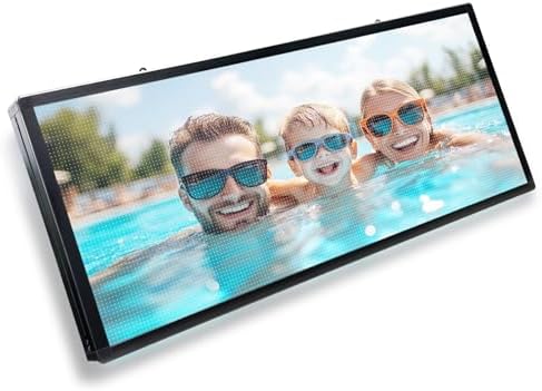 Amazon.com : KHUSINA Led Scrolling Sign Programmable Outdoor Indoor for Businesses Trending ...