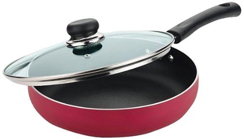 Buy vinod cookware Induction Base Hard-Anodized Aluminium Frying Pan, 24 cm, Black Online at Low ...