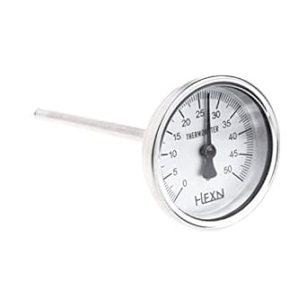 QHHVAIT 50/100/150/200/300℃ Bi-Metallic Thermometer Metal Temperature ...