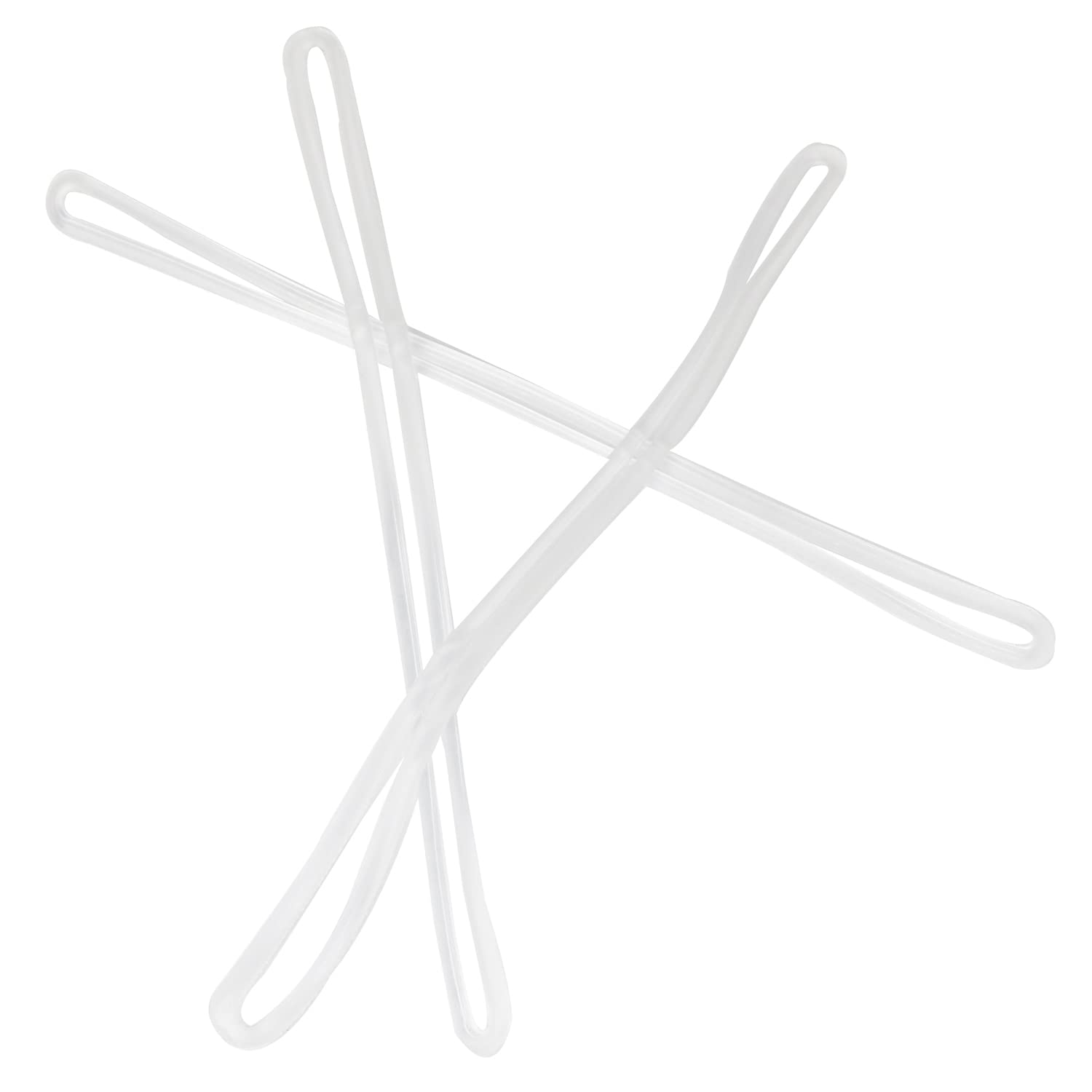 Snapklik.com : 30PCS Clear Plastic Luggage Name Tag Straps Transparent ...