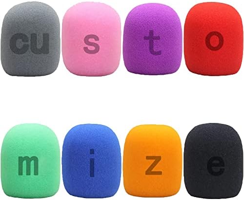 Amazon.com: custom microphone cover Windshield foam cover microphone ...