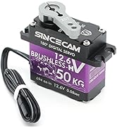 Amazon.com: Sincecam 40kg Low Profile High Torque Servo 8.4V High Speed ...
