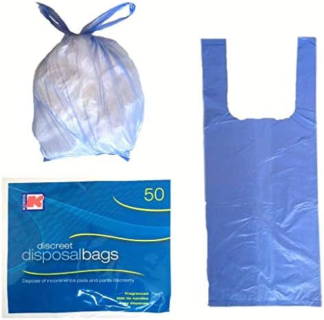 Adult Large Incontinence Pad Disposal Bags (42 x 32cm inc tie Handles ...