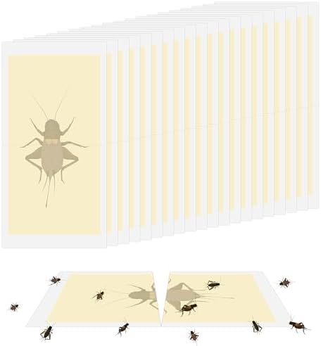 Amazon.com : Qualirey Giant Cricket Glue Traps 20Pcs(Tear Into 40Pcs ...