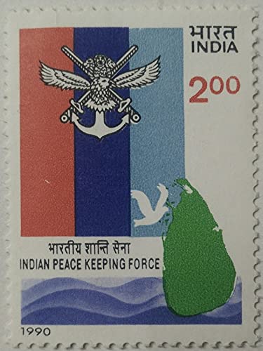 Indian Peace Keeping Force in Sri Lanka IPKF Color, White Dove, Map ...
