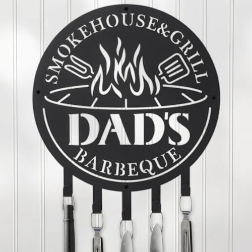 Amazon.com : Grill Master and Flame of His Life Embossed Metal Sign ...