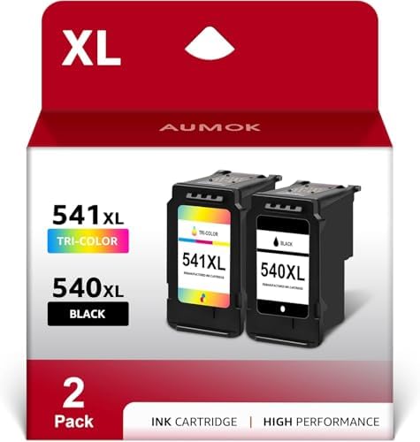 540XL 541XL Twin Pack Replacement for Canon 540 and 541 Ink Cartridges ...