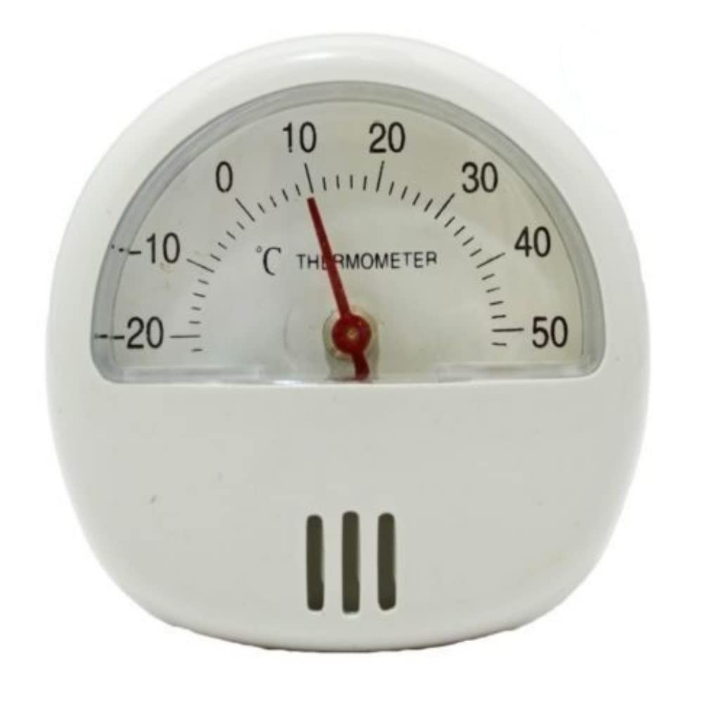Magnetic Thermometer with Stand Fridge Room Temperature Mini Gauge Dial ...
