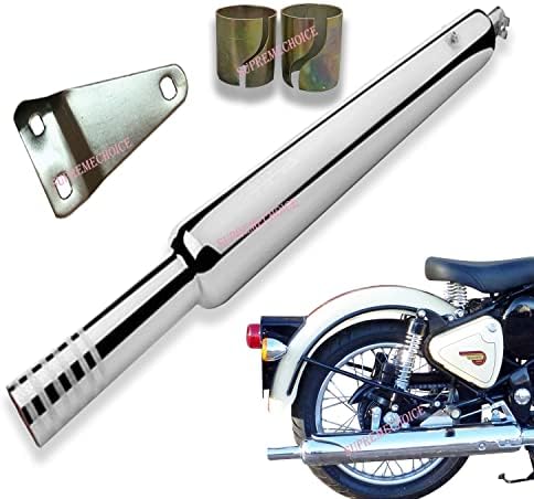 Supremechoice Bike SLM2 Silencer Bullet Exhaust Customized Long Bottle ...
