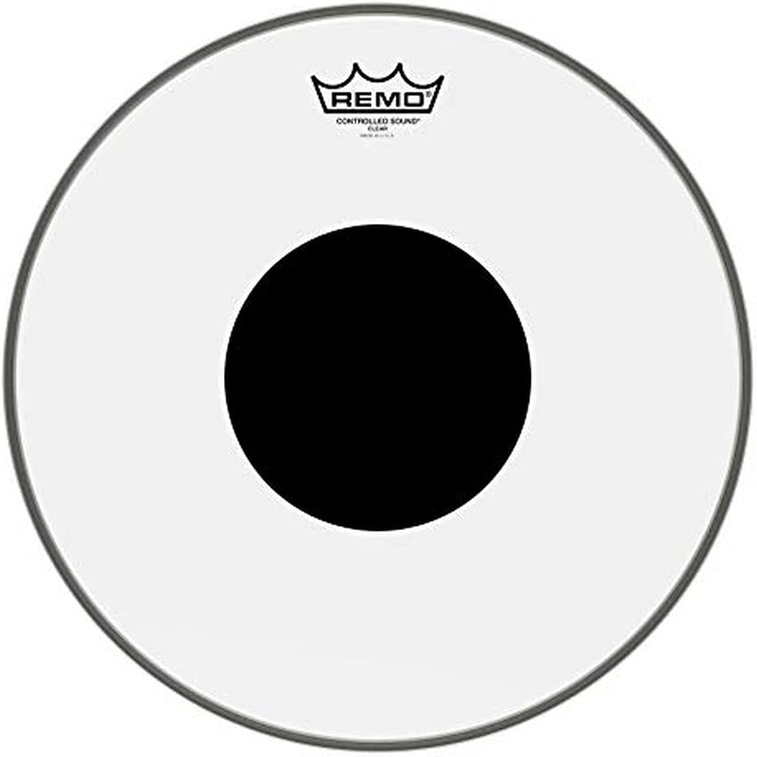 Amazon.com: Remo Controlled Sound Clear Drum Head with Black Dot - 14 ...