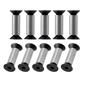 A.I.FORCE 10 Packs M4 x 13mm Hex Flat Head Screws, Knife Handle Screws ...