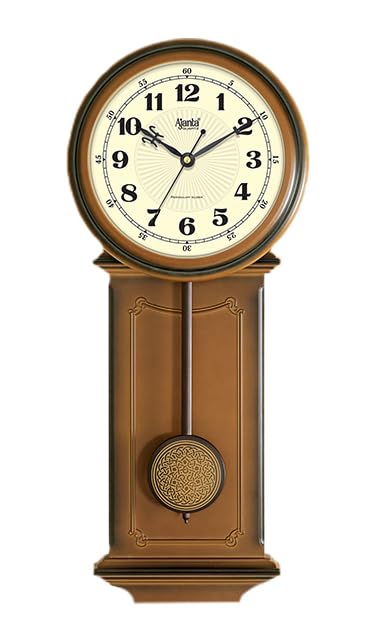Buy Ajanta Silent Sweep Movement 21 Inch Swinging Pendulum Wall Clock ...