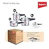 Buy Impex Aluminium Pressure Cooker Combo With Outer Lid Induction And ...
