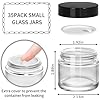 Amazon.com: KEYWING 2oz Small Glass Jars with Black Lids, 35 Pack Clear ...