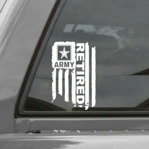 Amazon.com - Distressed United States Army Flag Retired Vinyl Decal ...