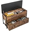 Amazon.com: Giantex Storage Bench with Flip Top Storage Chest, 2 ...