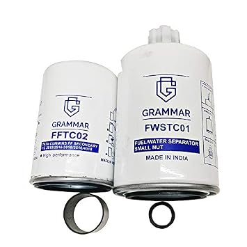 Tata Cummins Set of 2 Filter Kit (Fuel Filter + Fuel Water Seperator ...