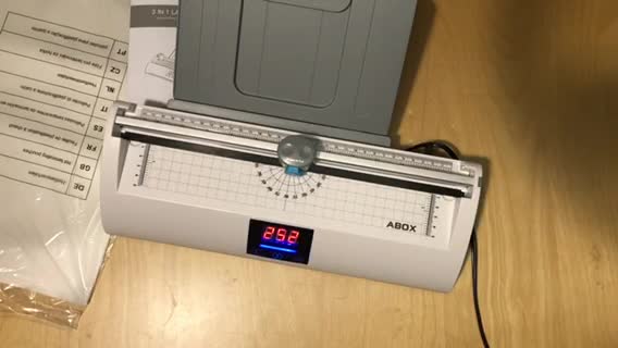 Watch Unboxing & Demo ABOX Laminator Machine on Amazon Live