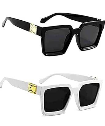 Buy HIFA Sunglass Black Lens Badshah Goggles Latest and Stylish Black ...
