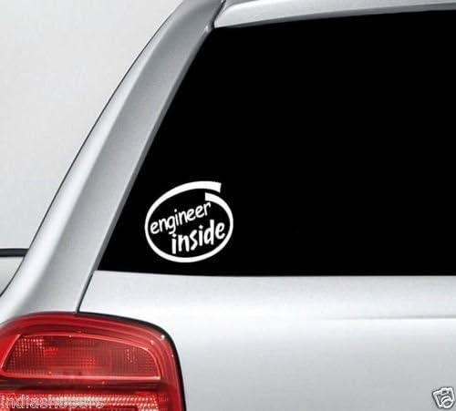 isee360 Engineer Inside Sticker for CAR : Amazon.in: Car & Motorbike