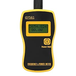 RF Digital Power Meter, Frequency Measuring Device 0.1W-50W RF Power ...