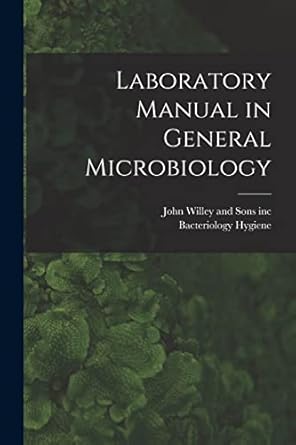 Buy Laboratory Manual in General Microbiology Book Online at Low Prices ...