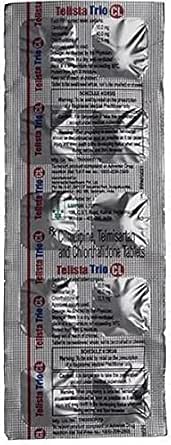 Telista-Trio CL 12.5 mg - Strip of 10 Tablets : Amazon.in: Health ...