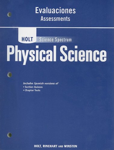 Amazon.com: Holt Science Spectrum: Physical Science with Earth and ...