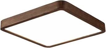 CHUNGYANG Square LED Ceiling Lamp Wooden Decoration Panel Light Close ...