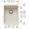 BLANCO 527404 Precis Bar/Prep Sink - Soft White - Amazon.com