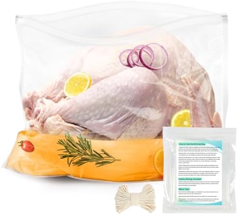 Amazon.com: Brine Bags for Turkey, 3 Pack, 26"×22", Extra Large Brining ...