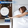 Buy JALL Digital Alarm Clock with FM Radio for Bedroom, 8 Colors Night ...