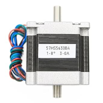 Dual Shaft Stepper Motor 57x56 Stepper Motor D=8mm 3A 1.26N.m Double ...